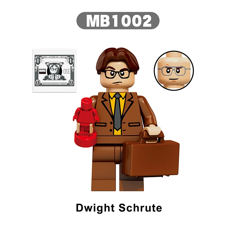 American Film The Office Dwight Schrute Action Figure Bricks Compatible