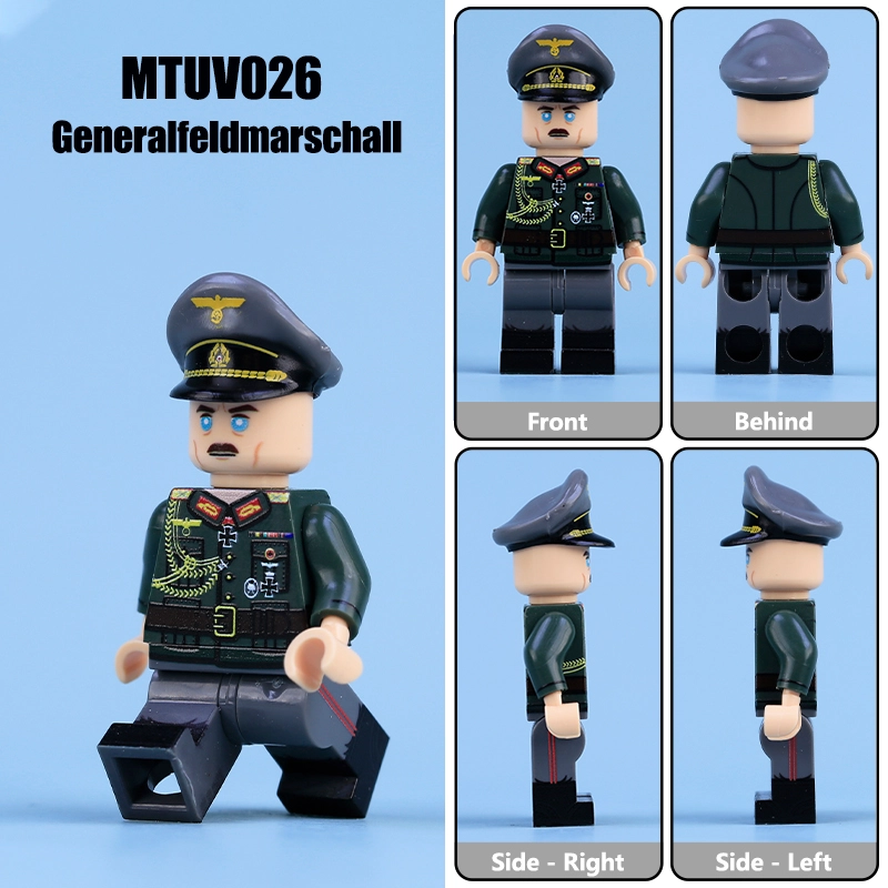 German Office Minifigs Wilhelm Keitel Generalfeldmarschall UV Printed ...