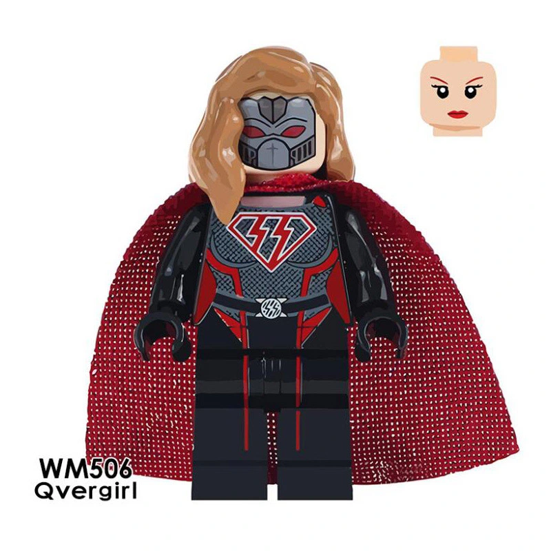 Superheroes DC Movie Nicker Furry Minifigs Happy Hagon Kids Bricks