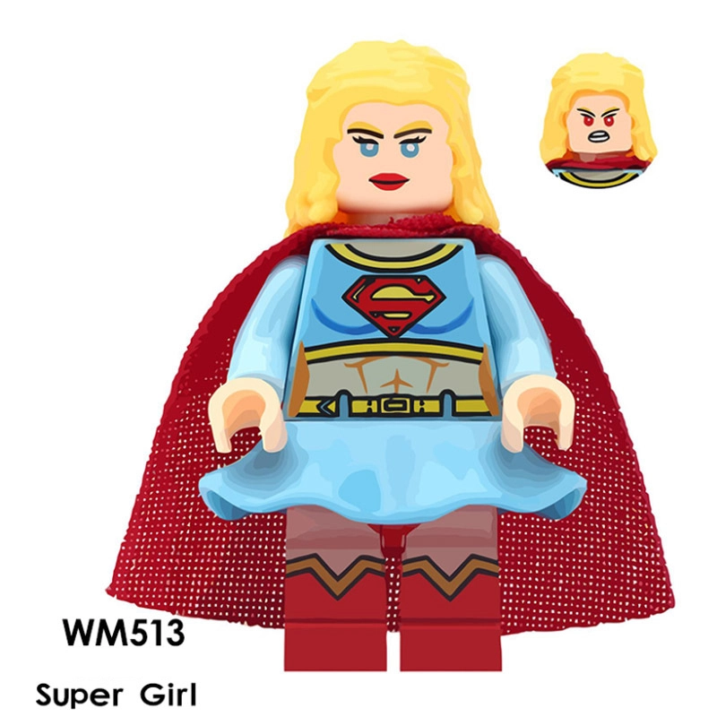 Superheroes DC Movie Nicker Furry Minifigs Happy Hagon Kids Bricks