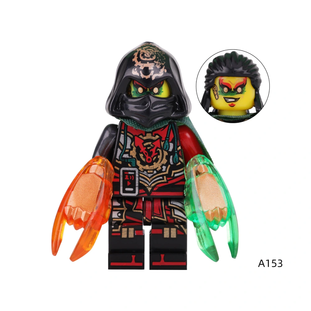 Ninja Phantom Games Bow Arrow Minifigs Bricks Army Soldiers Helmet Hammer