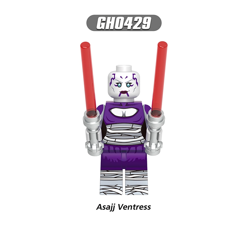 Star Wars Asajj Ventress Army Minifigs Bricks Compatbles Minifigs