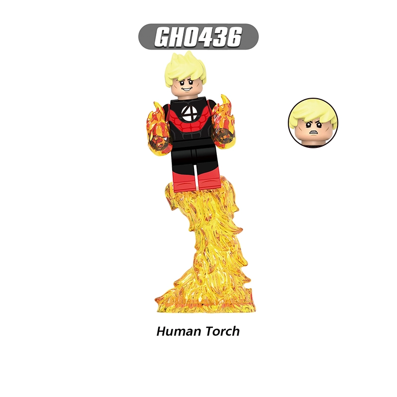 G0146 Marvel DC Fantastic Four Mister FanTastic Minifigs Thing Bricks