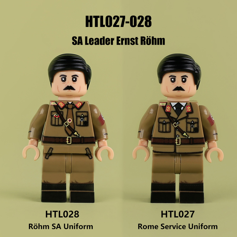 German Office MinifigsReichsführer-SS UV Printed Heinrich Himmler Bricks