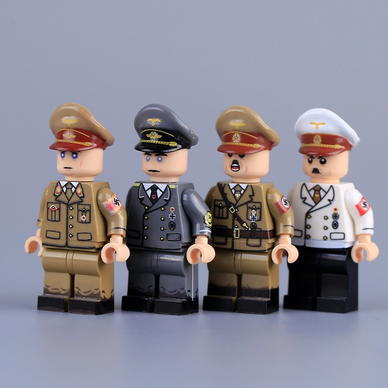 German NSDAP Uniform Hitler Minifigs Bricks Accessories Parts Compatible