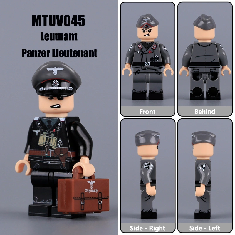 German Office Minifigs Obergefreiter armored soldier UV Printed ...