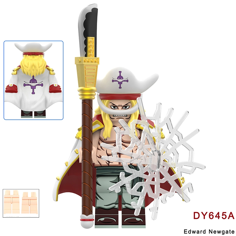 One Piece Series Luffy Ace Mini Anime Dracule Mihawk Bricks Compatible