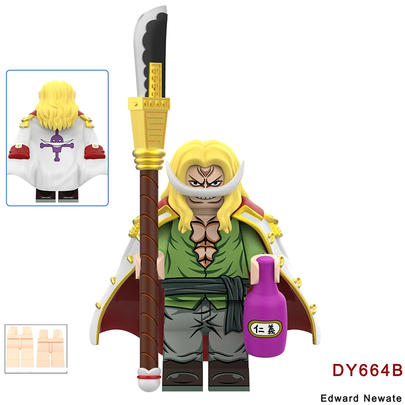 One Piece Series Luffy Ace Mini Anime Dracule Mihawk Bricks Compatible