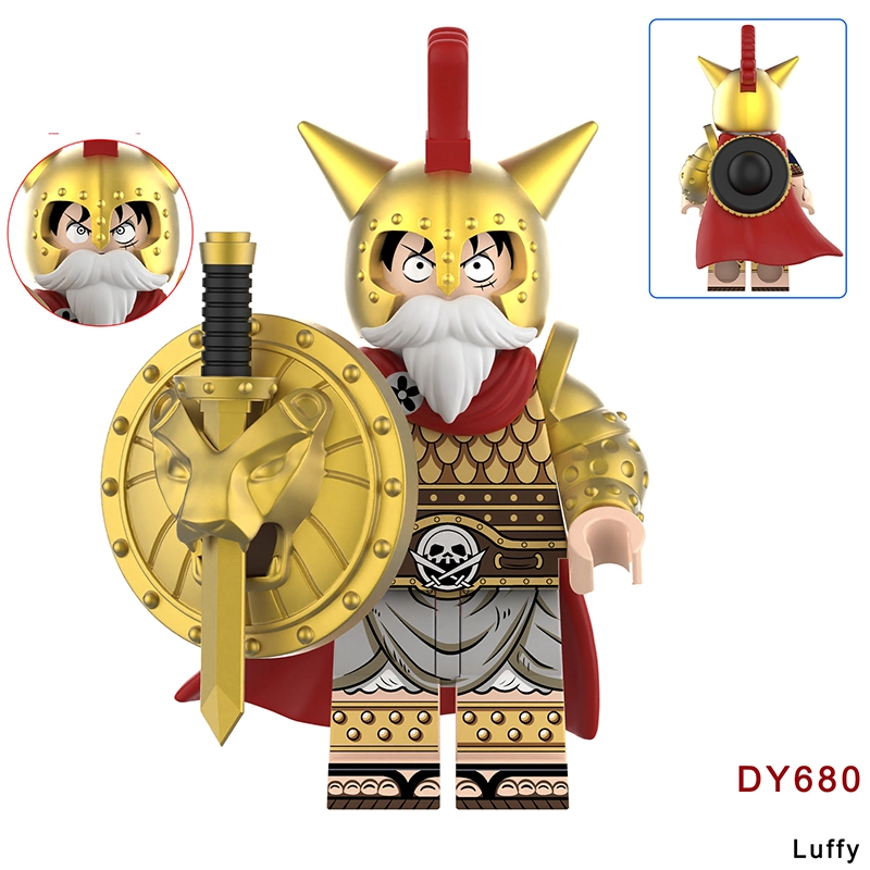 One Piece Series Luffy Ace Mini Anime Dracule Mihawk Bricks Compatible