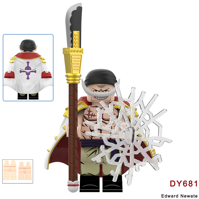 One Piece Series Luffy Ace Mini Anime Dracule Mihawk Bricks Compatible