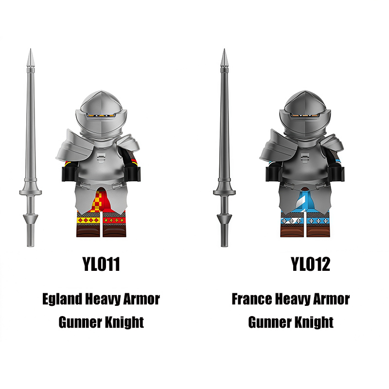 Medieval Knight England Noble Knight France Weapon Compatible