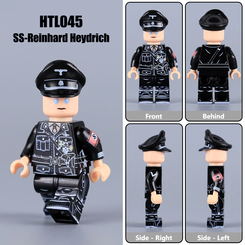 German Office MinifigsReichsführer-SS UV Printed Heinrich Himmler Bricks