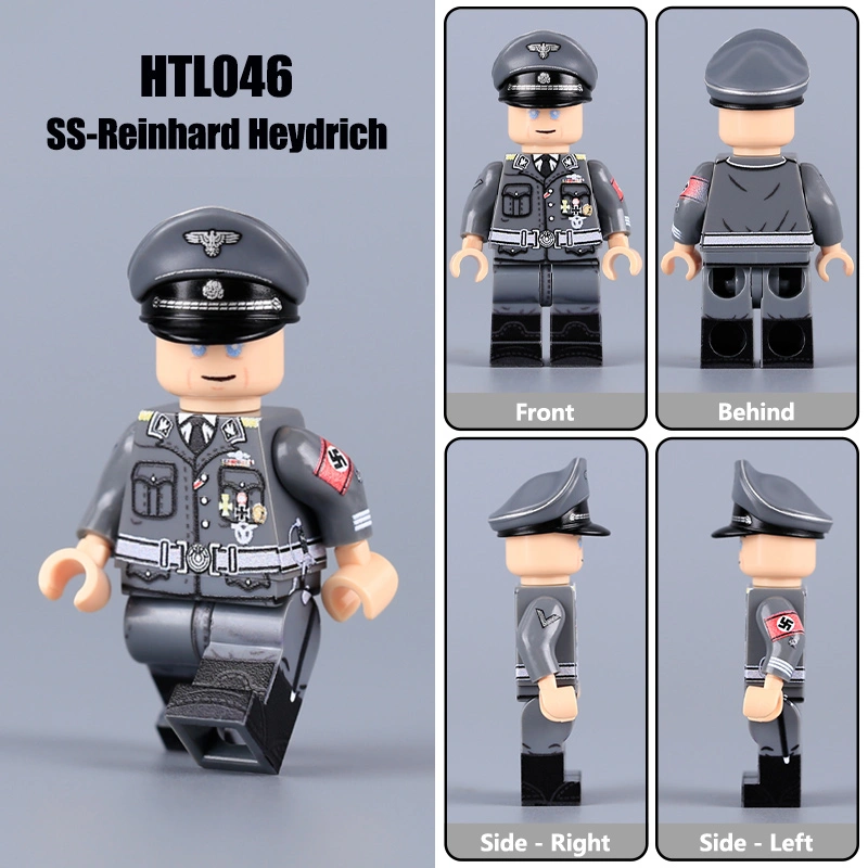 German Office MinifigsReichsführer-SS UV Printed Heinrich Himmler Bricks