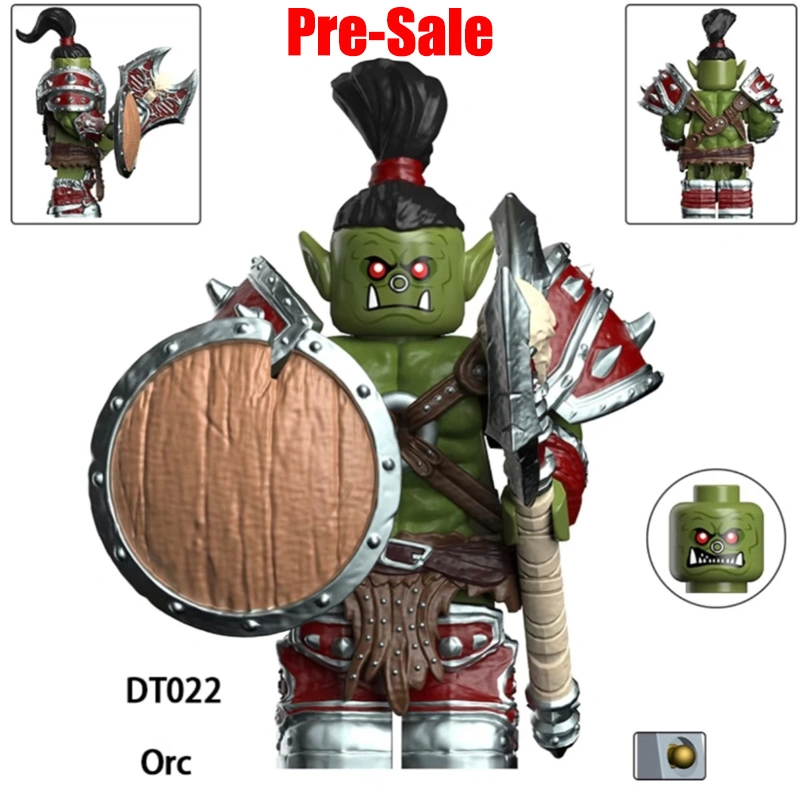 Hobbit Series Minifig Accessories Weapon Helmet Orc Solider Brick ...