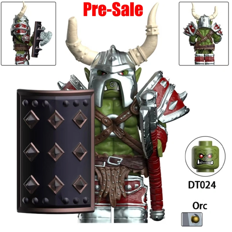 Hobbit Series Minifig Accessories Weapon Helmet Orc Solider Brick ...