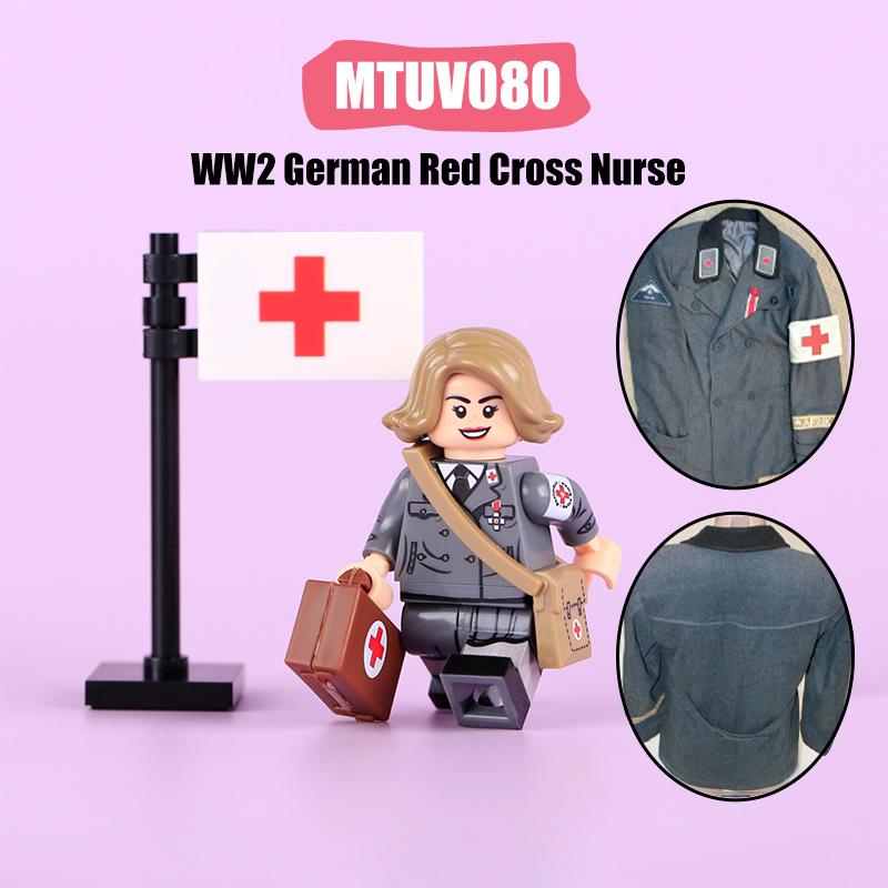 WW2 German Office SS formal dress officer Minifig Bricks Compatible