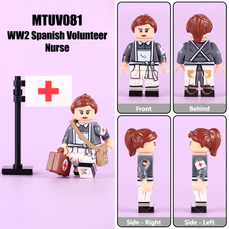 WW2 German Office SS formal dress officer Minifig Bricks Compatible