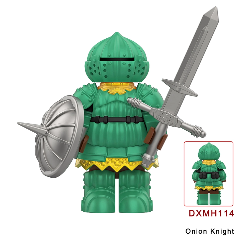 DMXH110 DMXH111 Onion Knight Soldier Minifigs Dark Souls Weapon War ...