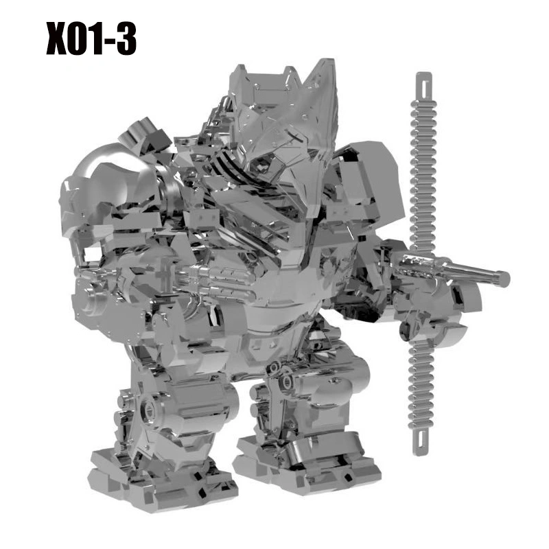 Animal Superman2 Rhino Minifigs Bricks Mechanical Armor Children Gifts