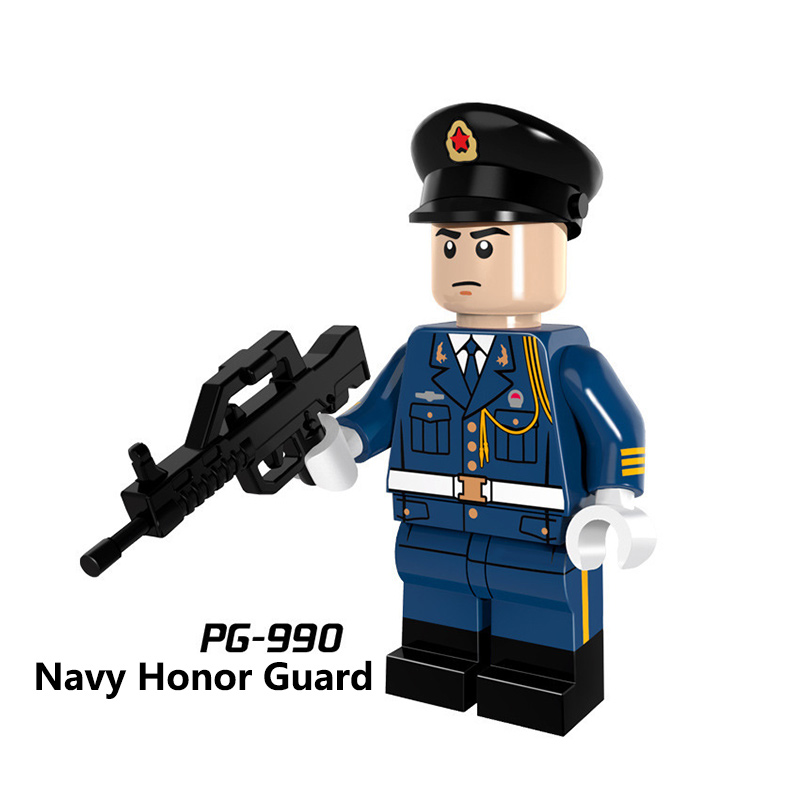 Tri-Service Honor Guard Police Air Force Honor Guard Accessories Bricks ...