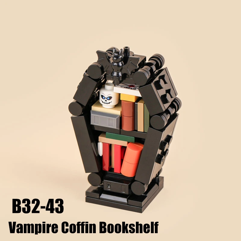 MOC Halloween Vampire Throne Castle Medieval Banquet Organ Sofa Set ...