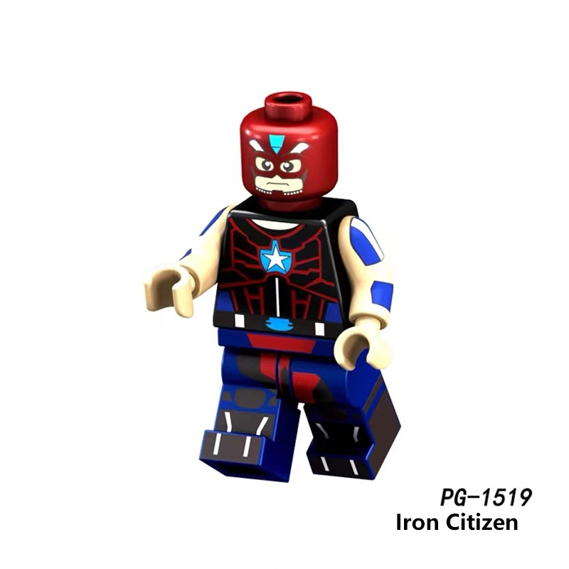 Superheroes DC Movie Nicker Furry Minifigs Happy Hagon Kids Bricks