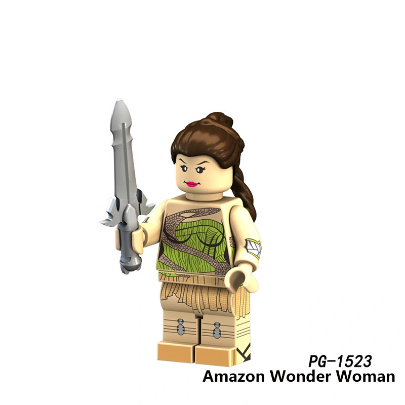 Superheroes DC Movie Nicker Furry Minifigs Happy Hagon Kids Bricks