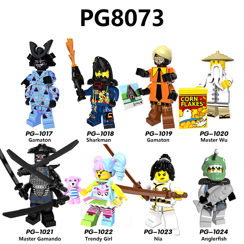 Ninja Phantom Games Bow Arrow Minifigs Bricks Army Soldiers Helmet Hammer