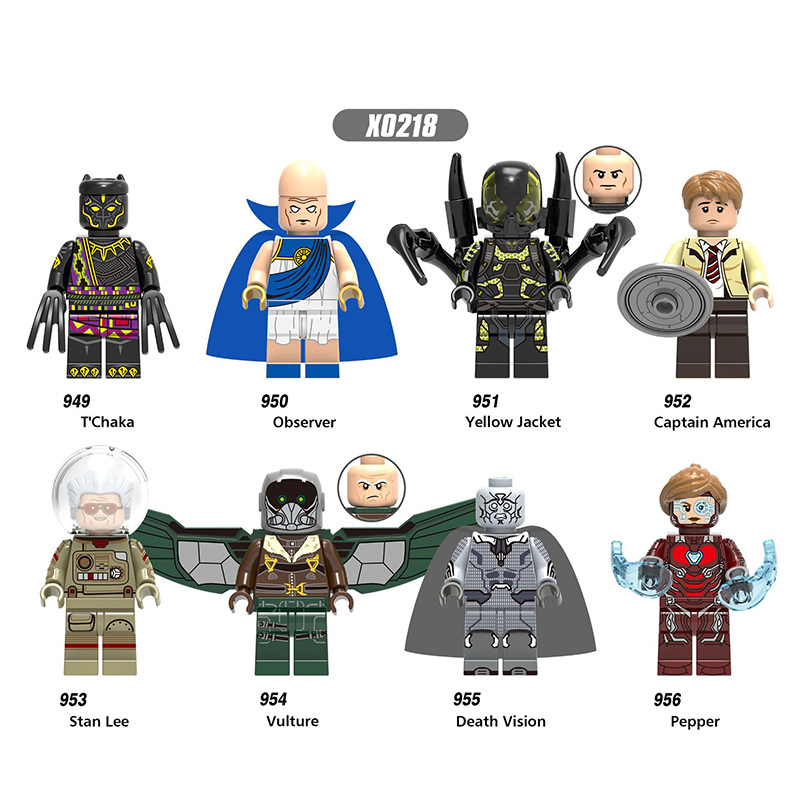 Superhero Series Mantis Rocket Raccoon Minifigs Bricks Nebula Starfox