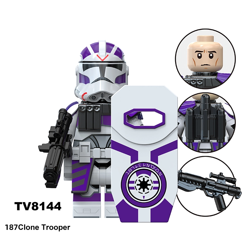 Star Wars Series Minifig Bricks Luke Palpatine Trooper Spark Children