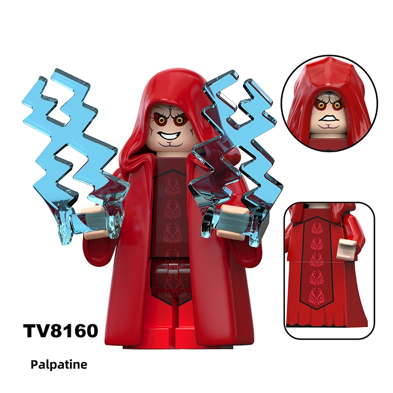 Star Wars Series Minifig Bricks Luke Palpatine Trooper Spark Children