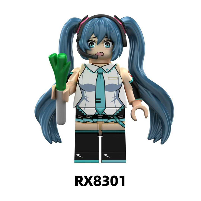 Japana Anime Hatsune Miku Crypton Future Media Bricks Compatible