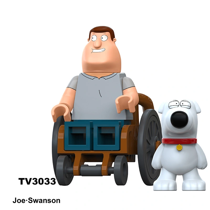 Glen Quagmire Joe Cleveland Brown Building Blocks Compatible