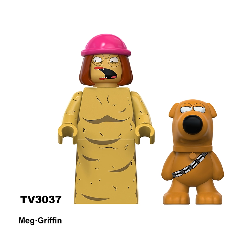 Glen Quagmire Joe Cleveland Brown Building Blocks Compatible