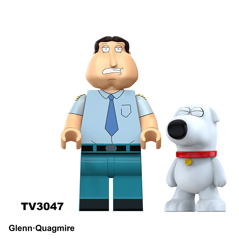 Glen Quagmire Joe Cleveland Brown Building Blocks Compatible