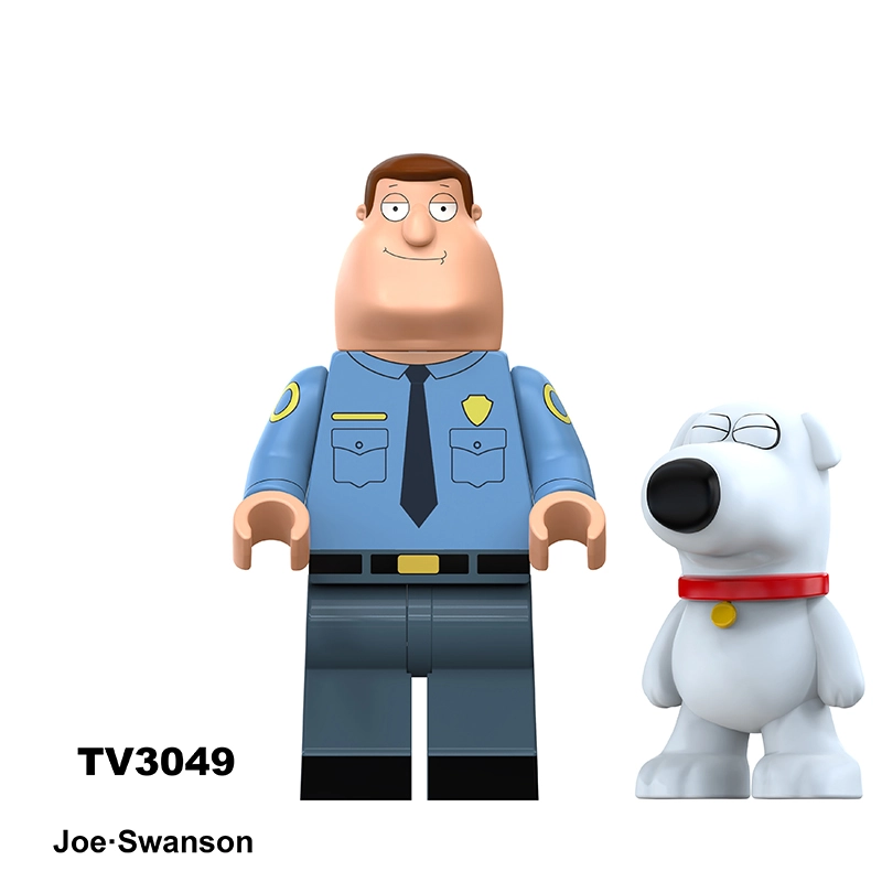 Glen Quagmire Joe Cleveland Brown Building Blocks Compatible