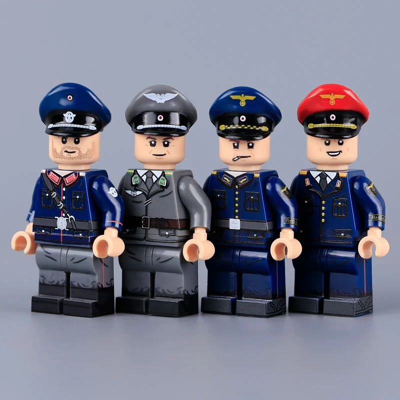 WW2 German Non-Combat Units Railway Signal Supervisor Minifigs Bricks ...