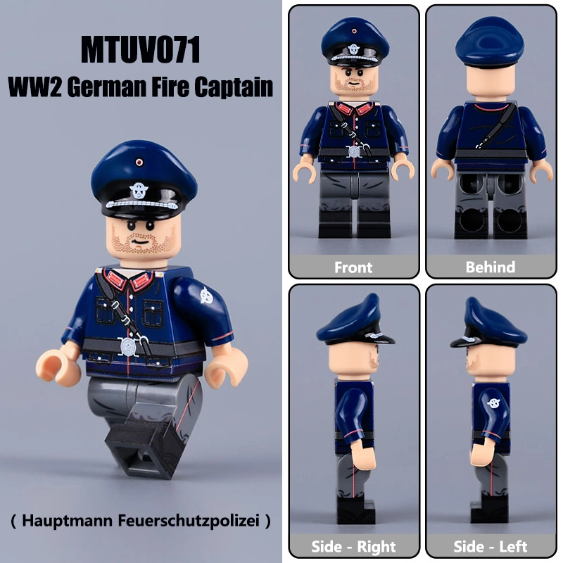 WW2 German Non-Combat Units Railway Signal Supervisor Minifigs Bricks ...