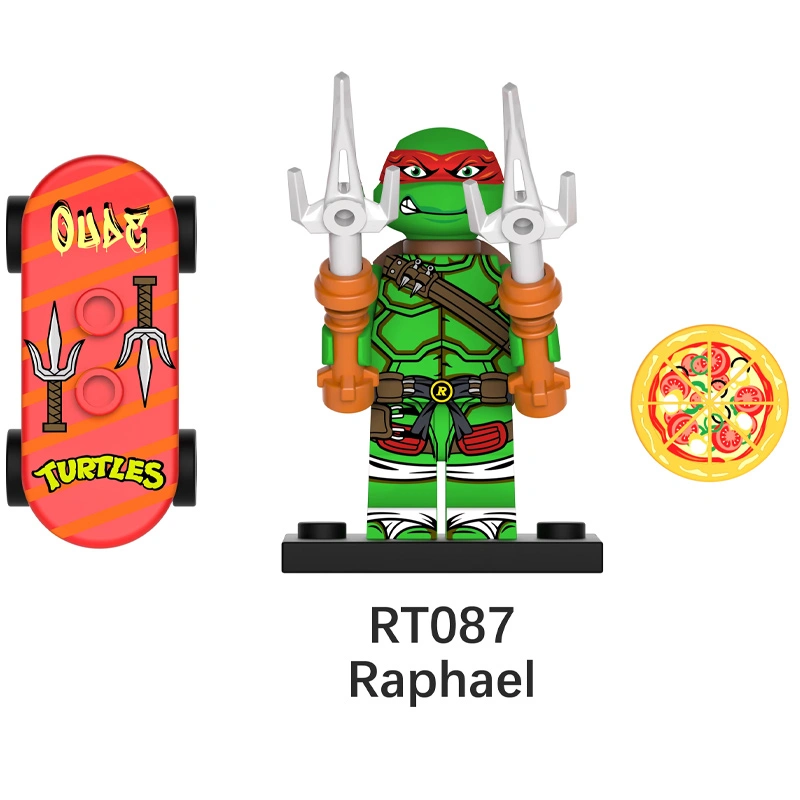 American Anime Teenage Mutant Ninja Turtles Minifigs Bricks Compatible