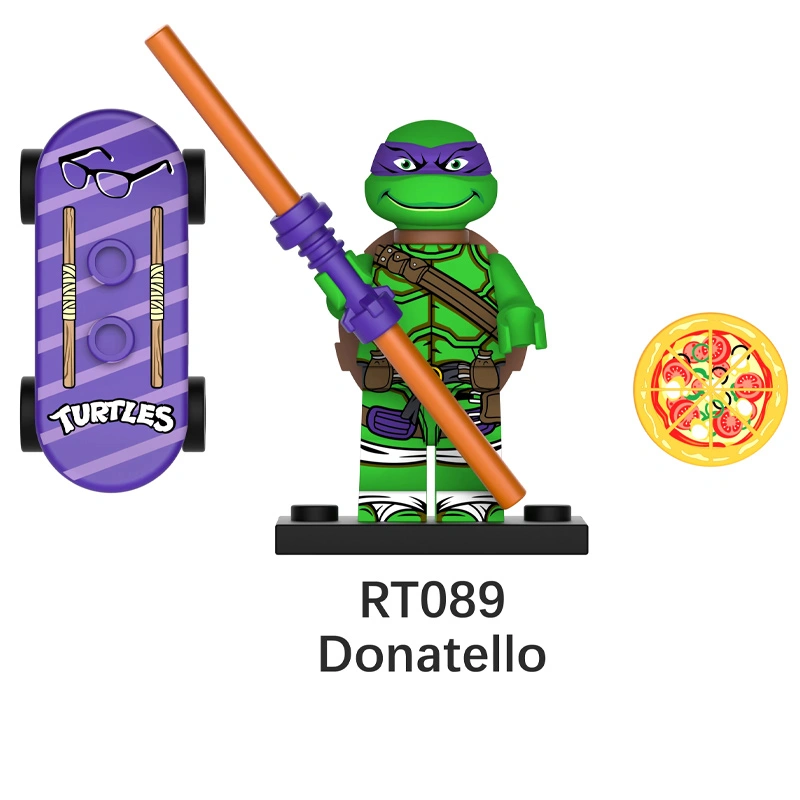 American Anime Teenage Mutant Ninja Turtles Minifigs Bricks Compatible