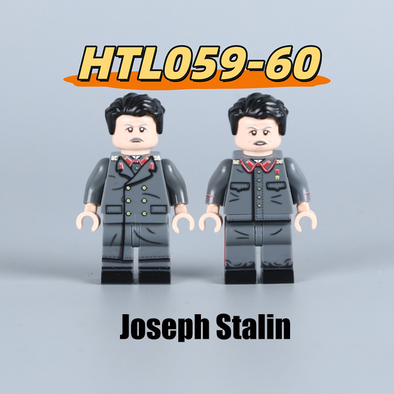 WW2 Soviet Leader Minifigure Building Blocks Compatible with Major Brands