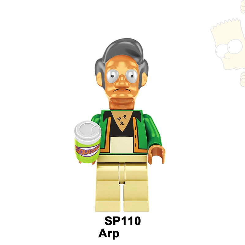 American Cartoon The Simpsons Minifigs Buildiing Blocks Marge Homer ...