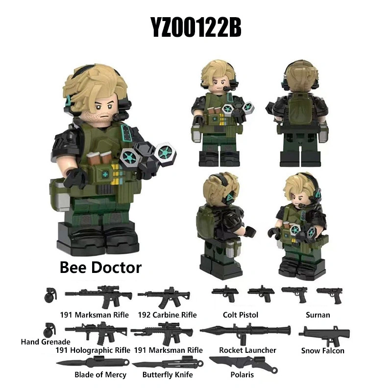 Delta Ops Special Forces Minifigs Military Building Blocks Toy