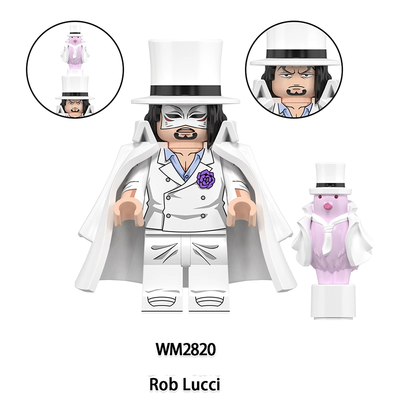 One Piece Egghead Island Minifigs Vegapunk Rob Lucci Bonney Compatible ...