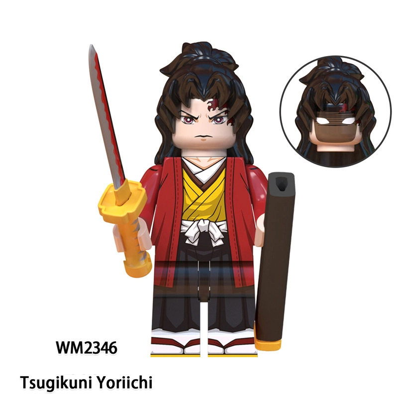 Demon Slayer Muzan Kibutsuji Daki Yoriichi Minifig Anime Collectible Bricks