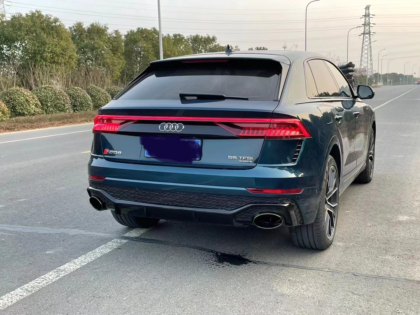 Body kit for Audi Q8 2018-2022 modified to RSQ8 model include front and ...