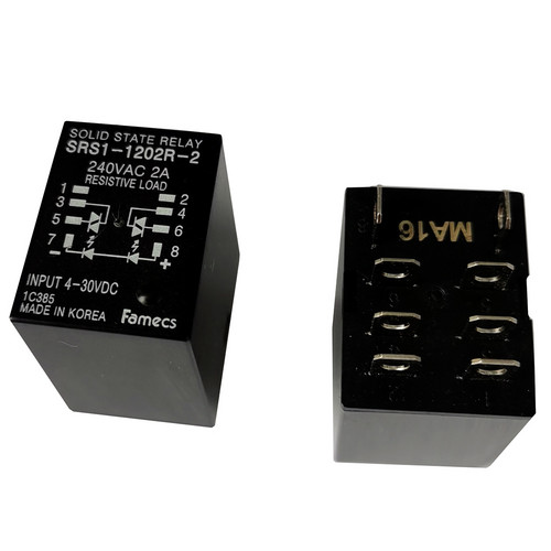 SRS1-1202R-2 240VAC 2A Solid State Relay 8Pins 4-30VDC