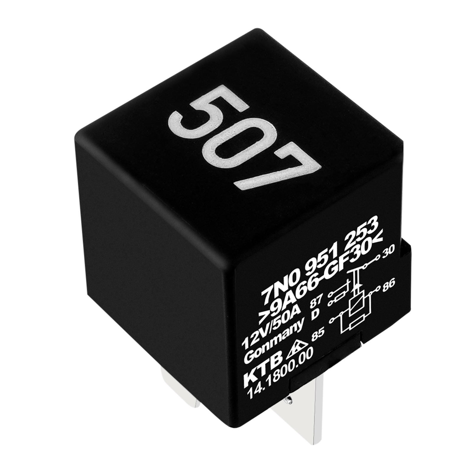 GENUINE 7N0951253 Power Relay 12VDC 50A 5Pins | Gmoparts.com