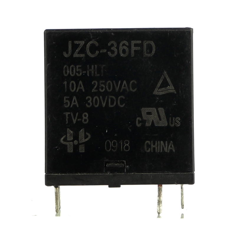 JZC-36FD-005-HLT Power Relay 5VDC 4Pin 10A 250VAC