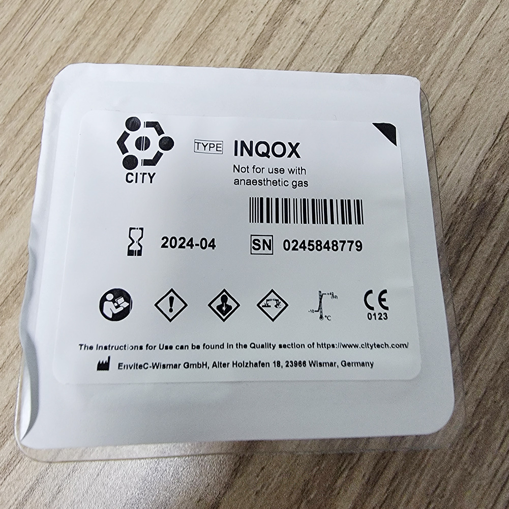 UK CITY IN-Q-OX INQOX Oxygen Sensor O2 Cell For Comen NV8/NV9